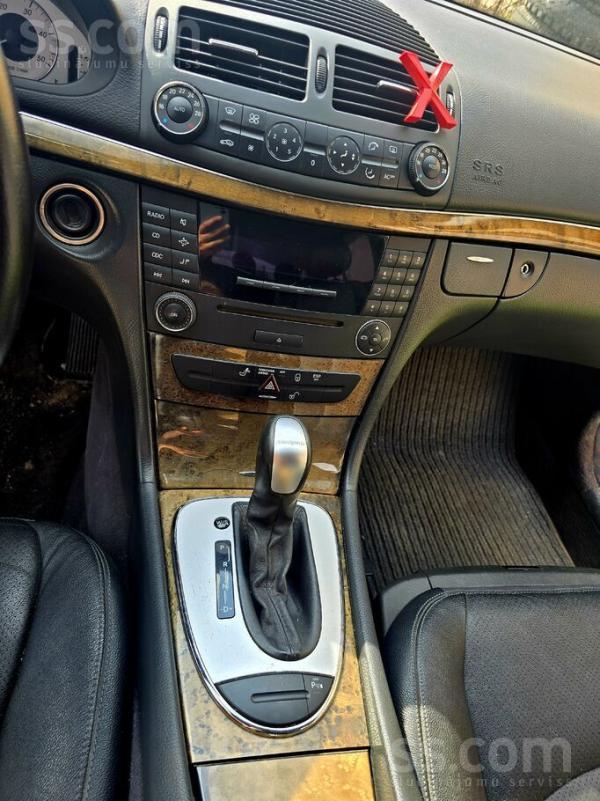 Melns Mercedes-Benz E 270 2003 Cēsis, ar dzinēja tilpumu 2.70 L un nobraukumu 321 tūkst. km par 2990 €, foto 6 vietnē AUTOMOTO.COM.LV