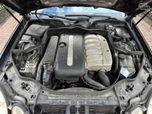 Black Mercedes-Benz E 270 2003 in Kelme, with an engine capacity of 2.70 L and mileage of 351 thousand km for 2600 €, photo 14 on AUTOMOTO.COM.LV