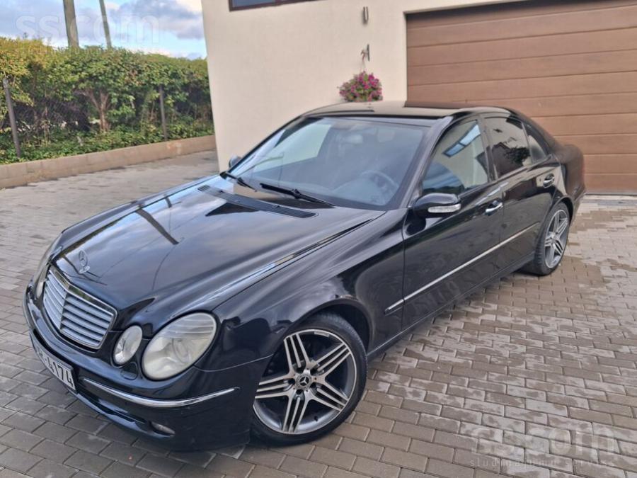 Melns Mercedes-Benz E 270 2003 Rēzekne, ar dzinēja tilpumu 2.70 L un nobraukumu 340 tūkst. km par 3200 €, foto 1 vietnē AUTOMOTO.COM.LV