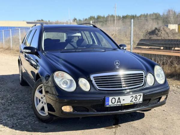Melns Mercedes-Benz E 270 2003 Rīga, ar dzinēja tilpumu 2.70 L un nobraukumu 344 tūkst. km par 2995 €, foto 1 vietnē AUTOMOTO.COM.LV
