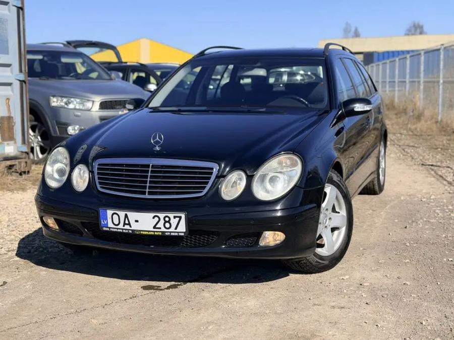 Melns Mercedes-Benz E 270 2003 Rīga, ar dzinēja tilpumu 2.70 L un nobraukumu 344 tūkst. km par 2995 €, foto 4 vietnē AUTOMOTO.COM.LV