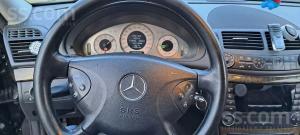 Black Mercedes-Benz E 270 2004 in Riga, with an engine capacity of 2.70 L and mileage of 340 thousand km for 3000 €, photo 10 on AUTOMOTO.COM.LV