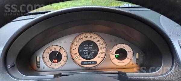 Melns Mercedes-Benz E 270 2004 Rīga, ar dzinēja tilpumu 2.70 L un nobraukumu 360 tūkst. km par 3000 €, foto 8 vietnē AUTOMOTO.COM.LV