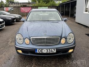 Blue Mercedes-Benz E 270 2002 in Daugavpils, with an engine capacity of 2.70 L and mileage of 0 thousand km for 2390 €, photo 2 on AUTOMOTO.COM.LV