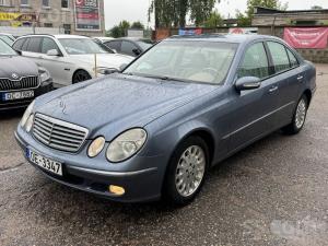 Blue Mercedes-Benz E 270 2002 in Daugavpils, with an engine capacity of 2.70 L and mileage of 0 thousand km for 2390 €, photo 3 on AUTOMOTO.COM.LV