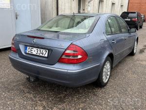 Blue Mercedes-Benz E 270 2002 in Daugavpils, with an engine capacity of 2.70 L and mileage of 0 thousand km for 2390 €, photo 6 on AUTOMOTO.COM.LV