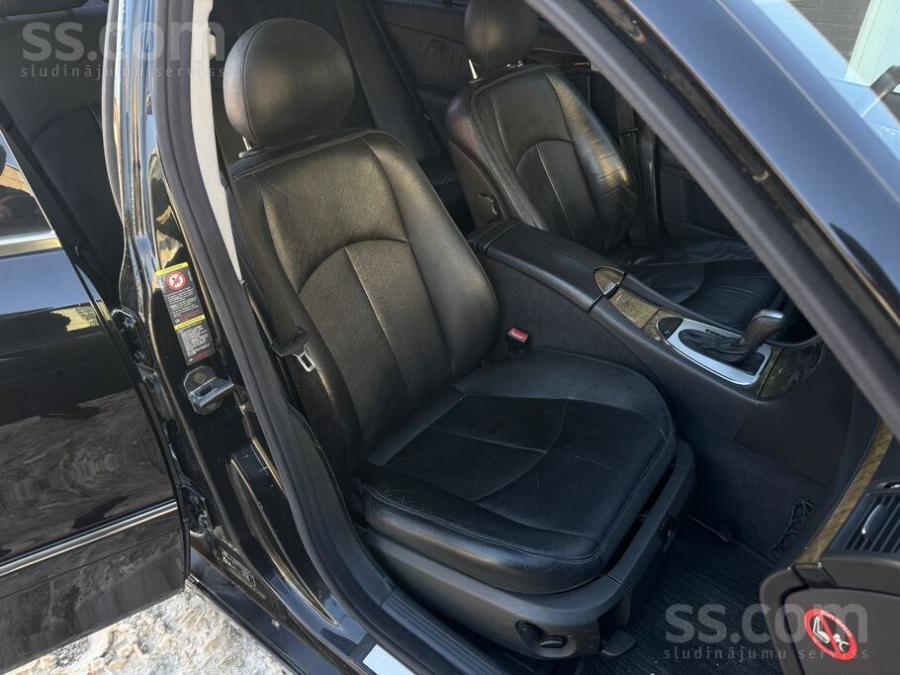 Blue Mercedes-Benz E 270 2003 in Cesis, with an engine capacity of 2.70 L and mileage of 320 thousand km for 3490 €, photo 16 on AUTOMOTO.COM.LV