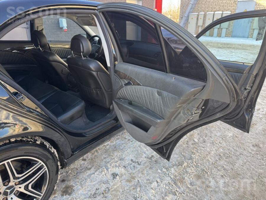 Blue Mercedes-Benz E 270 2003 in Cesis, with an engine capacity of 2.70 L and mileage of 320 thousand km for 3490 €, photo 17 on AUTOMOTO.COM.LV