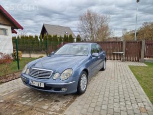 Синий Мерседес Е 270 2003 в Огре, объемом двигателя 2.70 л и пробегом 408 тыс. км за 2700 €, фото 3 на AUTOMOTO.COM.LV
