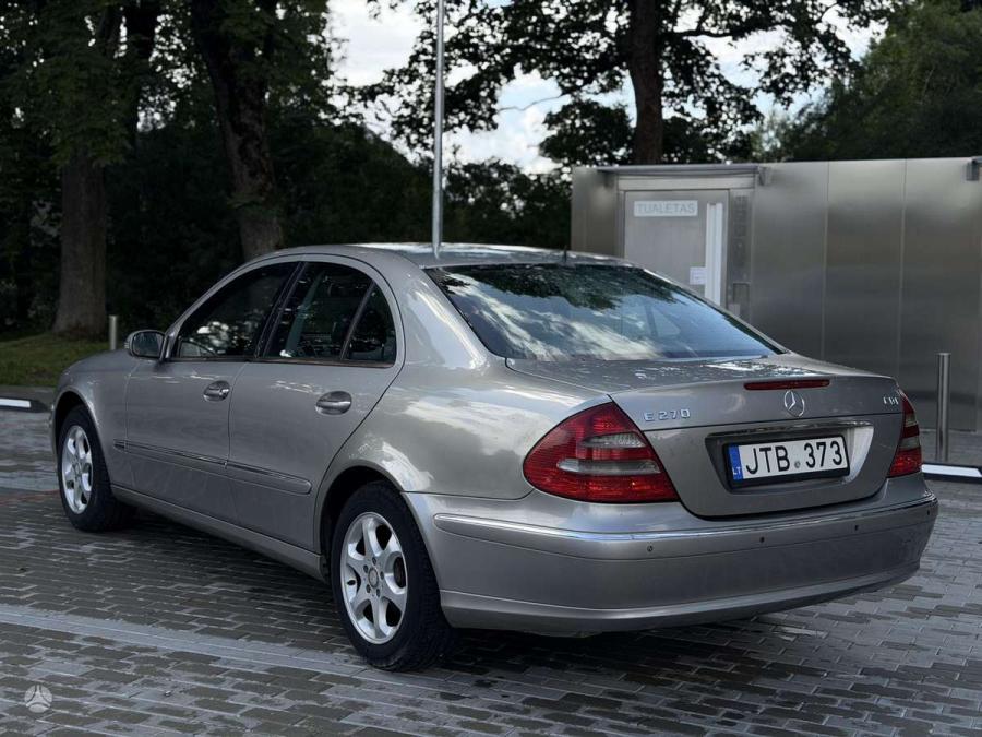 Brūns Mercedes-Benz E 270 2002 Rokiškis, ar dzinēja tilpumu 2.70 L un nobraukumu 271 tūkst. km par 2650 €, foto 6 vietnē AUTOMOTO.COM.LV