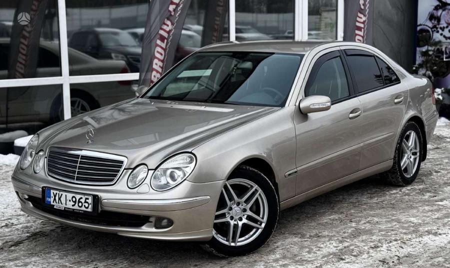 Brūns Mercedes-Benz E 270 2003 Radviliškis, ar dzinēja tilpumu 2.70 L un nobraukumu 330 tūkst. km par 2950 €, foto 1 vietnē AUTOMOTO.COM.LV