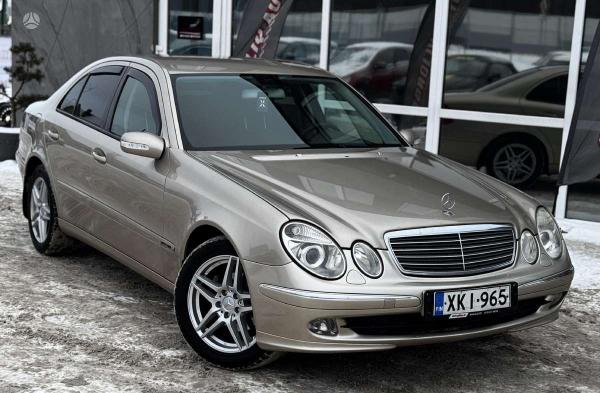 Brown Mercedes-Benz E 270 2003 in Radviliskis, with an engine capacity of 2.70 L and mileage of 330 thousand km for 2950 €, photo 2 on AUTOMOTO.COM.LV