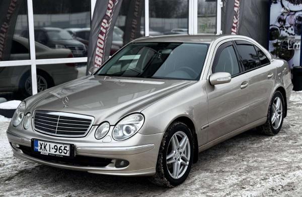 Brown Mercedes-Benz E 270 2003 in Radviliskis, with an engine capacity of 2.70 L and mileage of 330 thousand km for 2950 €, photo 5 on AUTOMOTO.COM.LV