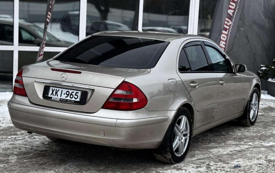 Brūns Mercedes-Benz E 270 2003 Radviliškis, ar dzinēja tilpumu 2.70 L un nobraukumu 330 tūkst. km par 2950 €, foto 10 vietnē AUTOMOTO.COM.LV