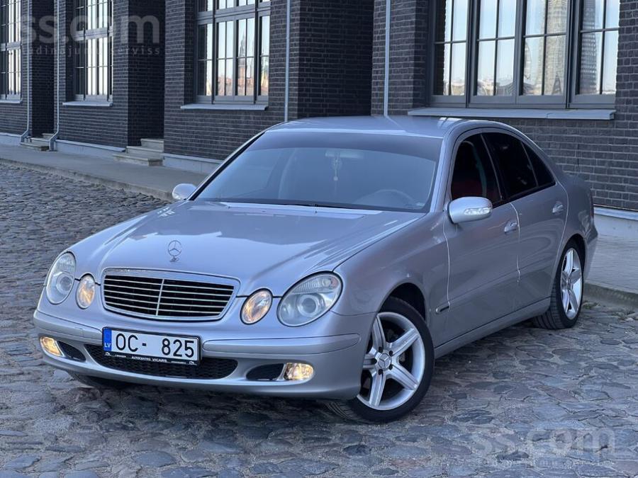 Серый Мерседес Е 270 2002 в Рига, объемом двигателя 2.70 л и пробегом 0 тыс. км за 3595 €, фото 4 на AUTOMOTO.COM.LV