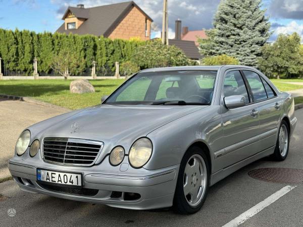 Grey Mercedes-Benz E 270 2000 in Mazeikiai, with an engine capacity of 2.70 L and mileage of 197 thousand km for 3400 €, photo 5 on AUTOMOTO.COM.LV