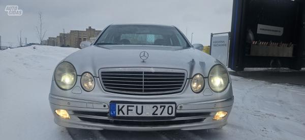 Pelēks Mercedes-Benz E 270 2002 Kauņa, ar dzinēja tilpumu 2.70 L un nobraukumu 580 tūkst. km par 1850 €, foto 1 vietnē AUTOMOTO.COM.LV