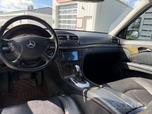 Grey Mercedes-Benz E 270 2002 in Riga, with an engine capacity of 2.70 L and mileage of 382 thousand km for 2850 €, photo 5 on AUTOMOTO.COM.LV