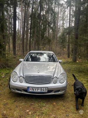 Pelēks Mercedes-Benz E 270 2003 Viļņa, ar dzinēja tilpumu 2.69 L un nobraukumu 450 tūkst. km par 2000 €, foto  vietnē AUTOMOTO.COM.LV