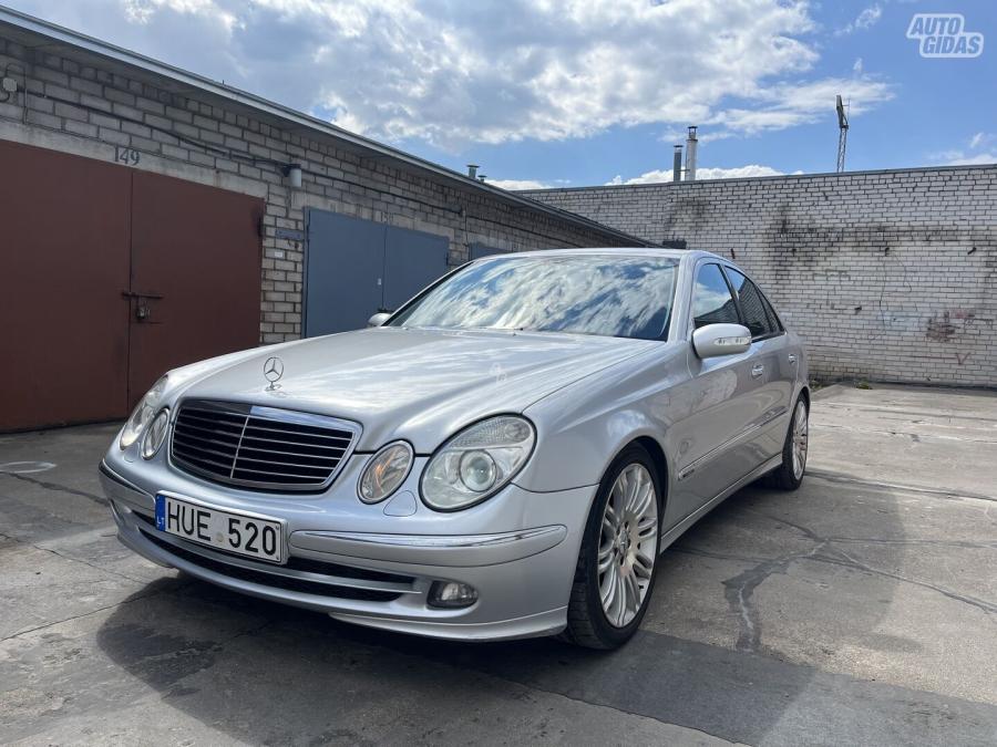 Grey Mercedes-Benz E 270 2003 in Kaunas, with an engine capacity of 2.70 L and mileage of 352 thousand km for 2800 €, photo 7 on AUTOMOTO.COM.LV