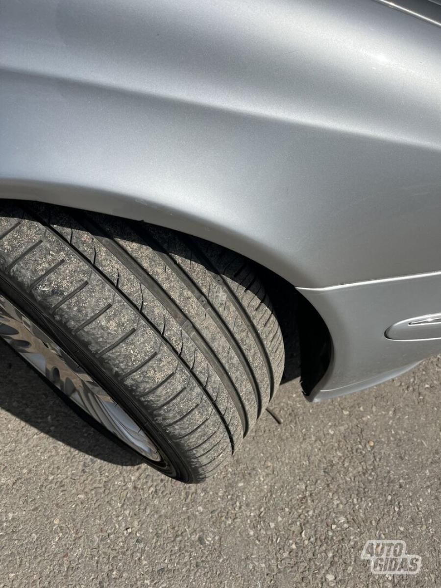 Grey Mercedes-Benz E 270 2003 in Kaunas, with an engine capacity of 2.70 L and mileage of 352 thousand km for 2800 €, photo 13 on AUTOMOTO.COM.LV
