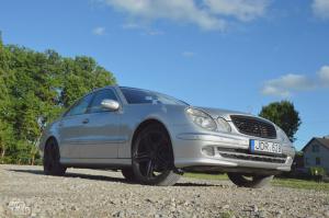 Grey Mercedes-Benz E 270 2003 in Klaipeda, with an engine capacity of 2.70 L and mileage of 354 thousand km for 3000 €, photo 7 on AUTOMOTO.COM.LV