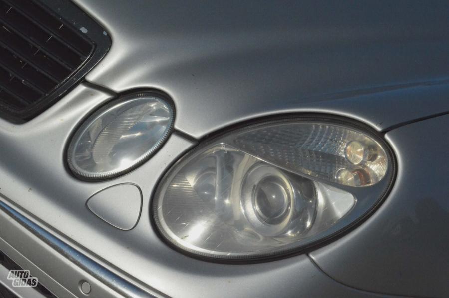 Grey Mercedes-Benz E 270 2003 in Klaipeda, with an engine capacity of 2.70 L and mileage of 354 thousand km for 3000 €, photo 16 on AUTOMOTO.COM.LV