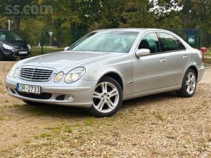 Grey Mercedes-Benz E 270 2003 in Kuldiga, with an engine capacity of 2.70 L and mileage of 287 thousand km for 4290 €, photo 3 on AUTOMOTO.COM.LV