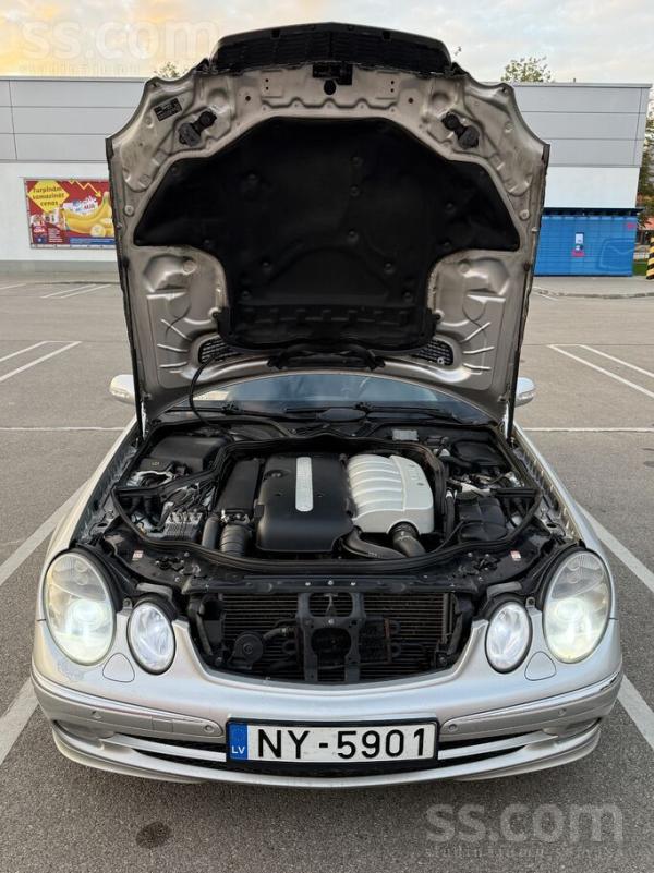 Pelēks Mercedes-Benz E 270 2003 Rīga, ar dzinēja tilpumu 2.70 L un nobraukumu 409 tūkst. km par 3590 €, foto 8 vietnē AUTOMOTO.COM.LV