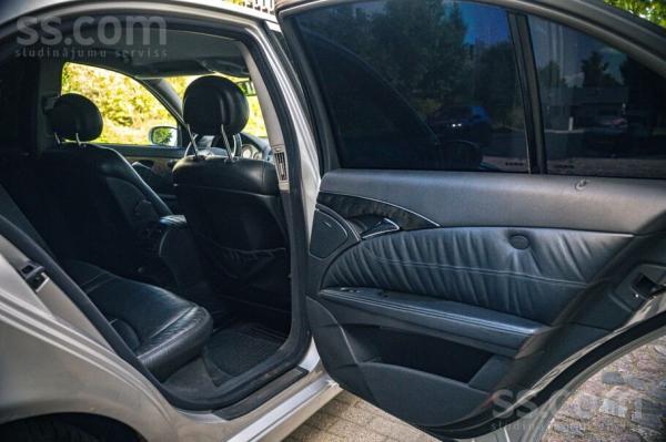 Grey Mercedes-Benz E 270 2004 in Riga, with an engine capacity of 2.70 L and mileage of 0 thousand km for 1990 €, photo 10 on AUTOMOTO.COM.LV