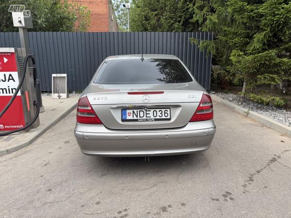Grey Mercedes-Benz E 270 2004 in Kaunas, with an engine capacity of 2.70 L and mileage of 405 thousand km for 2300 €, photo 7 on AUTOMOTO.COM.LV