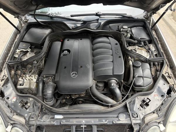 Grey Mercedes-Benz E 270 2004 in Kaunas, with an engine capacity of 2.70 L and mileage of 405 thousand km for 2300 €, photo 9 on AUTOMOTO.COM.LV
