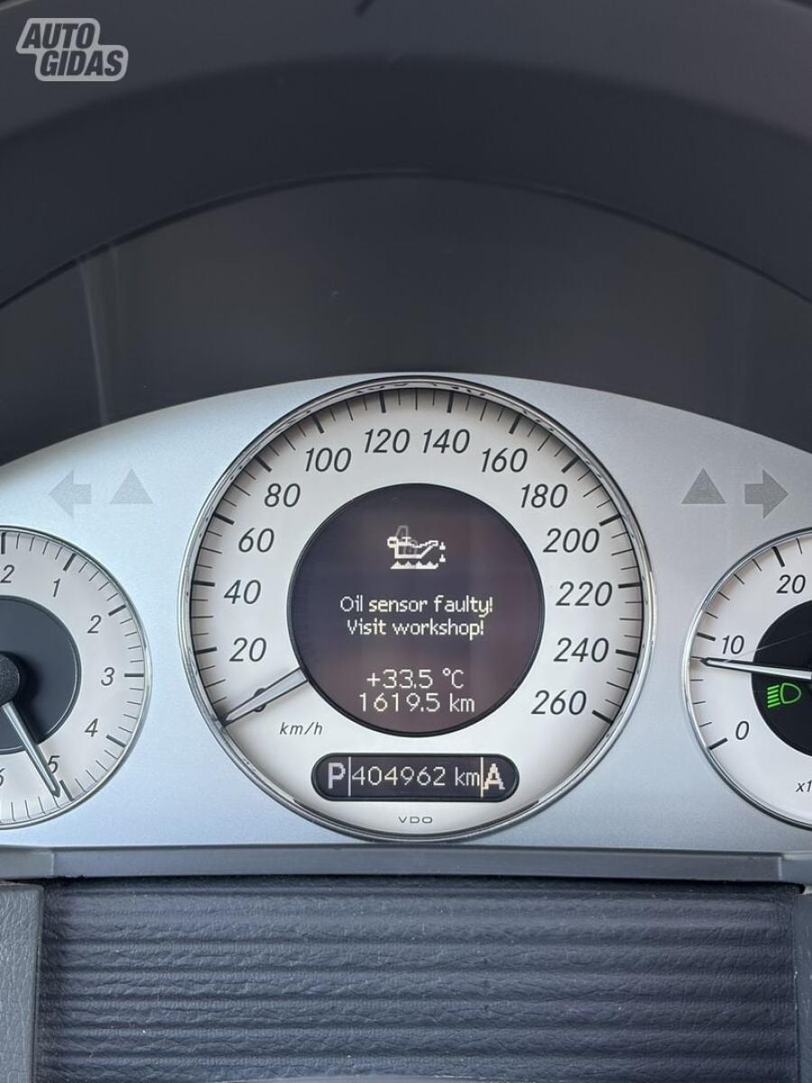 Серый Мерседес Е 270 2004 в Каунас, объемом двигателя 2.70 л и пробегом 405 тыс. км за 2300 €, фото 20 на AUTOMOTO.COM.LV