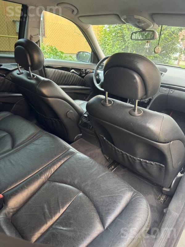 Pelēks Mercedes-Benz E 270 2004 Daugavpils, ar dzinēja tilpumu 2.70 L un nobraukumu 466 tūkst. km par 3500 €, foto 6 vietnē AUTOMOTO.COM.LV