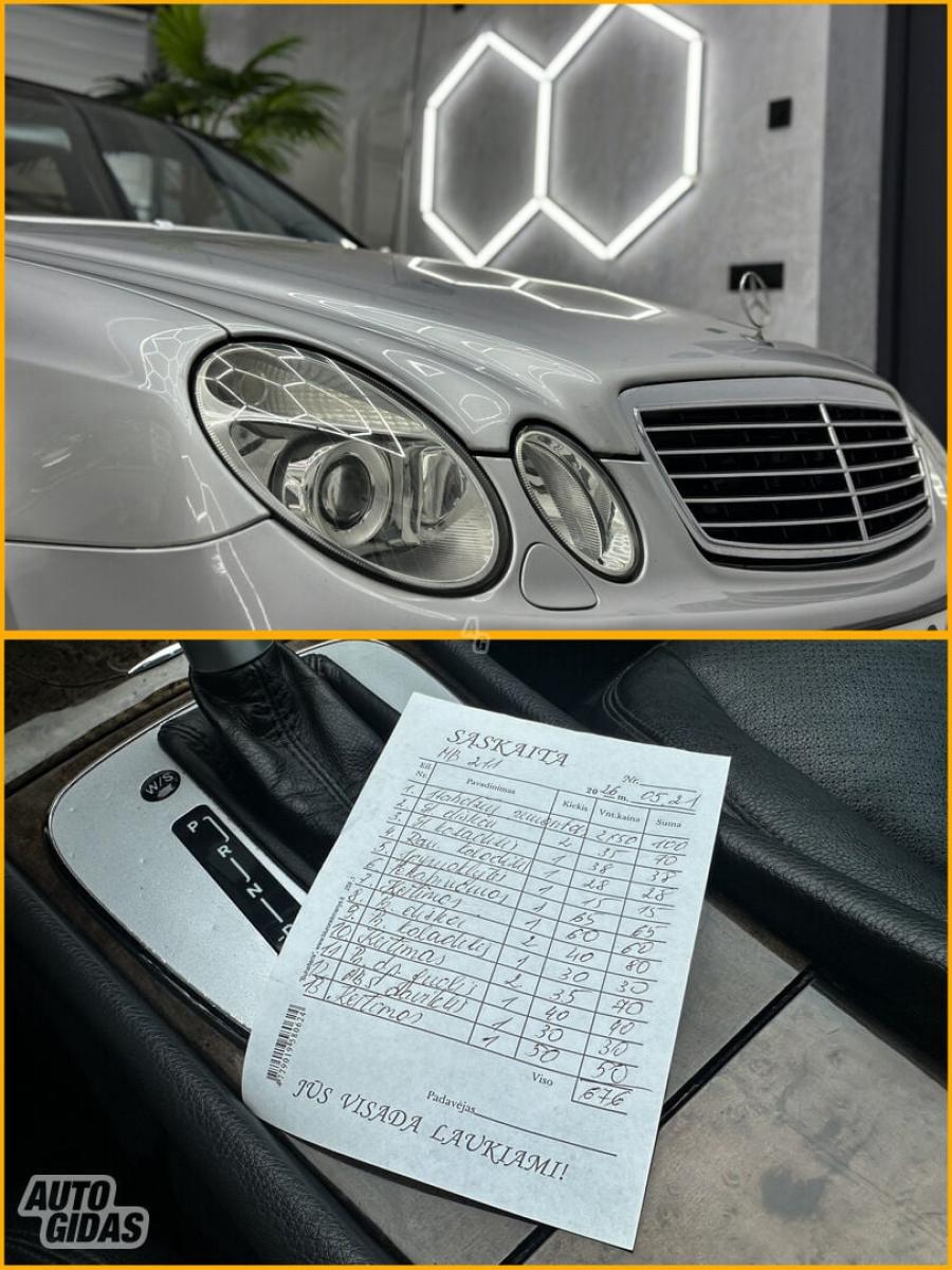 Серый Мерседес Е 270 2004 в Каунас, объемом двигателя 2.70 л и пробегом 370 тыс. км за 3650 €, фото 18 на AUTOMOTO.COM.LV