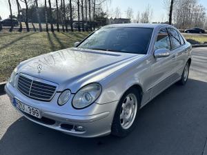 Grey Mercedes-Benz E 270 2006 in Vilnius, with an engine capacity of 2.70 L and mileage of 400 thousand km for 2999 €, photo  on AUTOMOTO.COM.LV