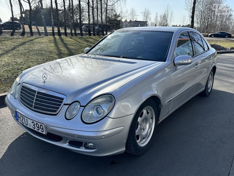 Grey Mercedes-Benz E 270 2006 in Vilnius, with an engine capacity of 2.70 L and mileage of 400 thousand km for 2999 €, photo 1 on AUTOMOTO.COM.LV