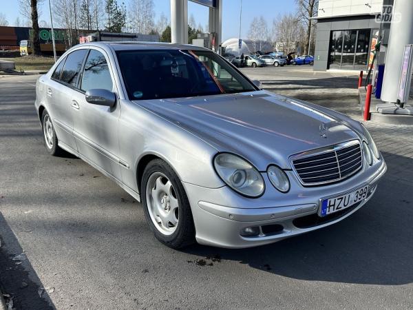 Grey Mercedes-Benz E 270 2006 in Vilnius, with an engine capacity of 2.70 L and mileage of 400 thousand km for 2999 €, photo 2 on AUTOMOTO.COM.LV