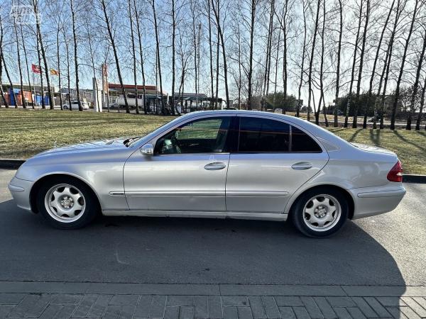 Grey Mercedes-Benz E 270 2006 in Vilnius, with an engine capacity of 2.70 L and mileage of 400 thousand km for 2999 €, photo 6 on AUTOMOTO.COM.LV