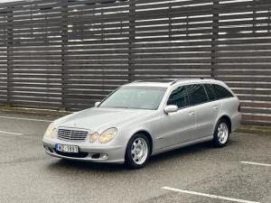 Grey Mercedes-Benz E 270 2003 in Riga, with an engine capacity of 2.70 L and mileage of 0 thousand km for 3200 €, photo  on AUTOMOTO.COM.LV