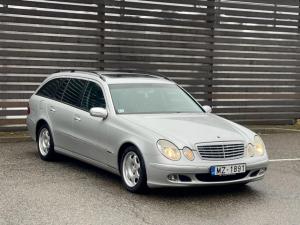 Grey Mercedes-Benz E 270 2003 in Riga, with an engine capacity of 2.70 L and mileage of 0 thousand km for 3200 €, photo 4 on AUTOMOTO.COM.LV