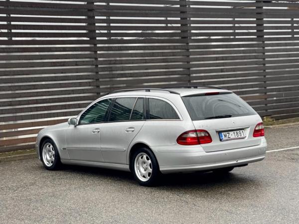 Grey Mercedes-Benz E 270 2003 in Riga, with an engine capacity of 2.70 L and mileage of 0 thousand km for 3200 €, photo 4 on AUTOMOTO.COM.LV