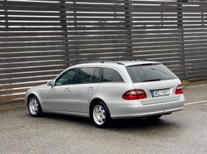 Grey Mercedes-Benz E 270 2003 in Riga, with an engine capacity of 2.70 L and mileage of 0 thousand km for 3200 €, photo 5 on AUTOMOTO.COM.LV