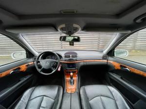 Grey Mercedes-Benz E 270 2003 in Riga, with an engine capacity of 2.70 L and mileage of 0 thousand km for 3200 €, photo 7 on AUTOMOTO.COM.LV