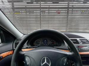 Grey Mercedes-Benz E 270 2003 in Riga, with an engine capacity of 2.70 L and mileage of 0 thousand km for 3200 €, photo 12 on AUTOMOTO.COM.LV