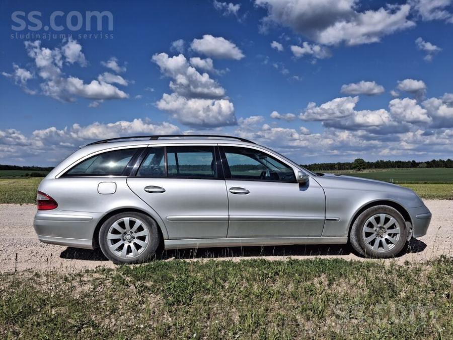 Pelēks Mercedes-Benz E 270 2004 Rīga, ar dzinēja tilpumu 2.70 L un nobraukumu 320 tūkst. km par 1550 €, foto 1 vietnē AUTOMOTO.COM.LV