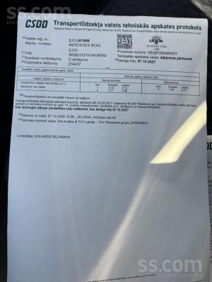 Серый Мерседес Е 270 2004 в Елгава, объемом двигателя 2.70 л и пробегом 234 тыс. км за 2890 €, фото 15 на AUTOMOTO.COM.LV