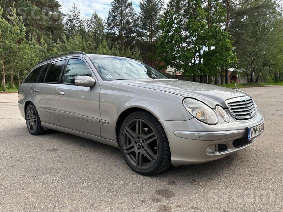 Grey Mercedes-Benz E 270 2005 in Ogre, with an engine capacity of 2.70 L and mileage of 0 thousand km for 2490 €, photo 1 on AUTOMOTO.COM.LV