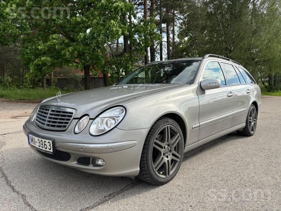 Grey Mercedes-Benz E 270 2005 in Ogre, with an engine capacity of 2.70 L and mileage of 0 thousand km for 2490 €, photo 4 on AUTOMOTO.COM.LV