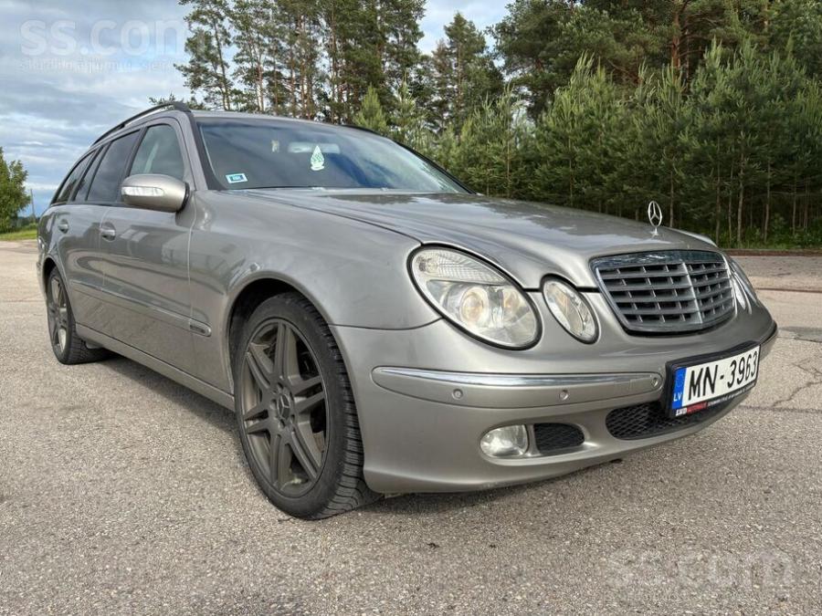 Grey Mercedes-Benz E 270 2005 in Ogre, with an engine capacity of 2.70 L and mileage of 0 thousand km for 2490 €, photo 10 on AUTOMOTO.COM.LV